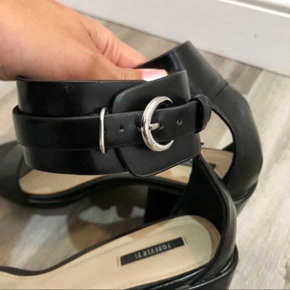 Forever 21 | Shoes | Forever 2 Single Strap Block Heel Pumps | Poshmark